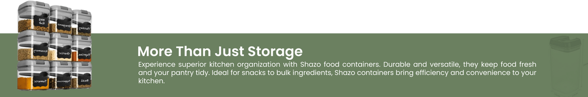 Large Pantry Food Storage Containers | Your Pantry’s Best Friend | Shazo Shop